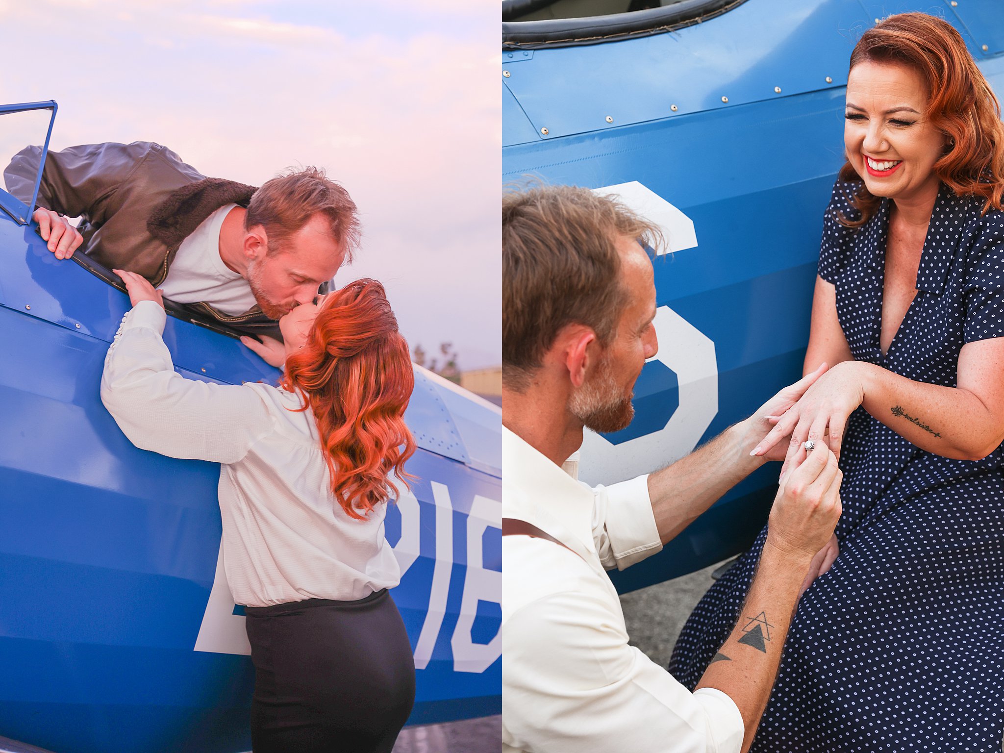 Airport Engagement Portrait Session - Bayley Jordan Photography