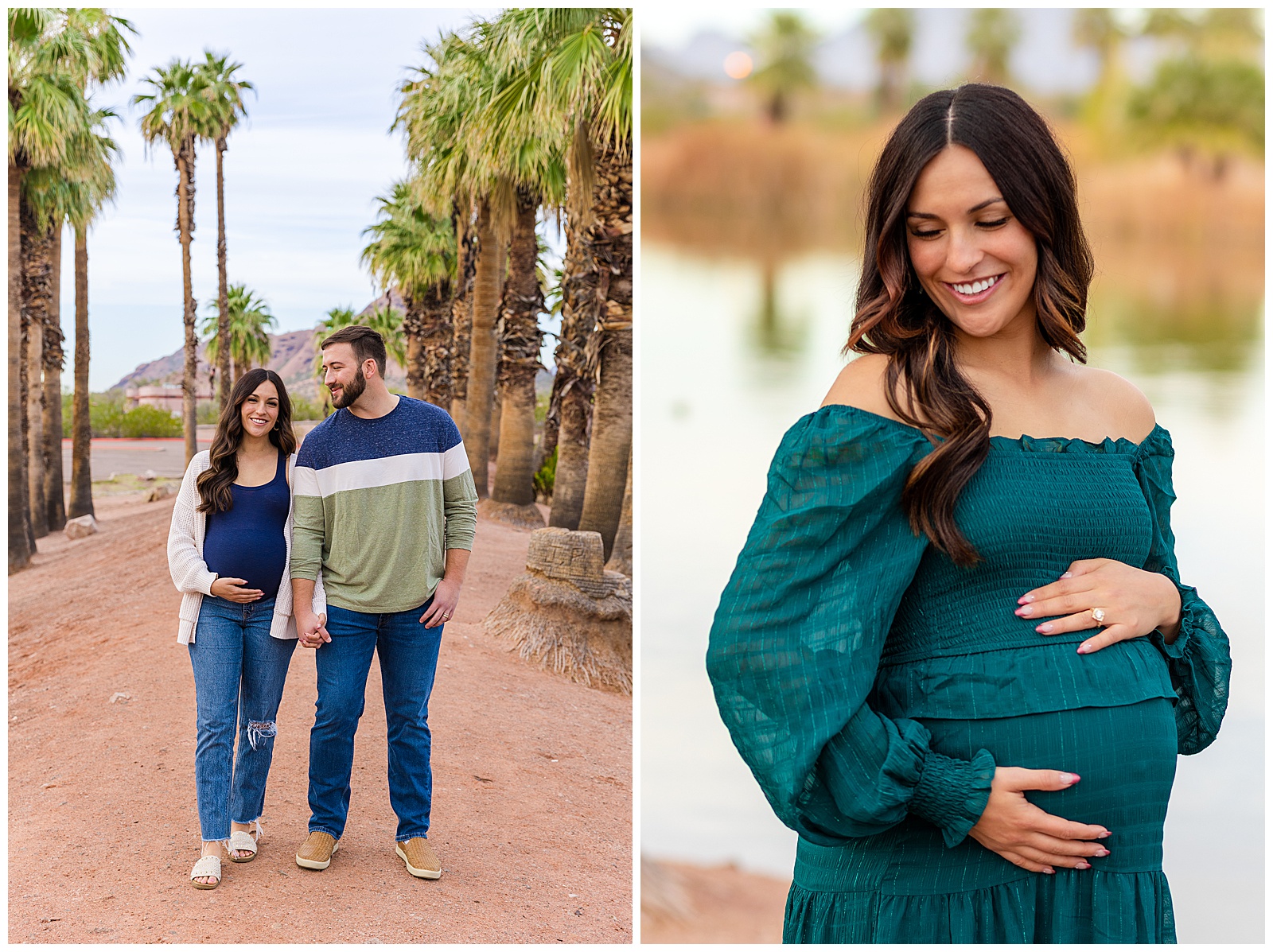 Arizona Desert Maternity Session - Bayley Jordan Photography