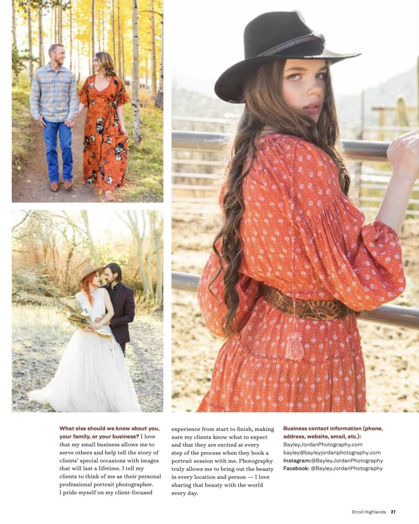 Stroll Highlands Magazine Feature - Bayley Jordan Photography